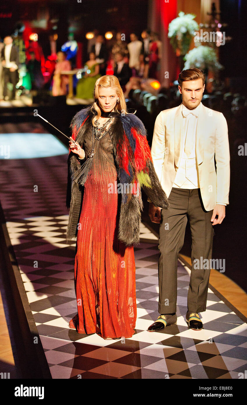 Czech models present creations inspired by fashion of 30ies during ...