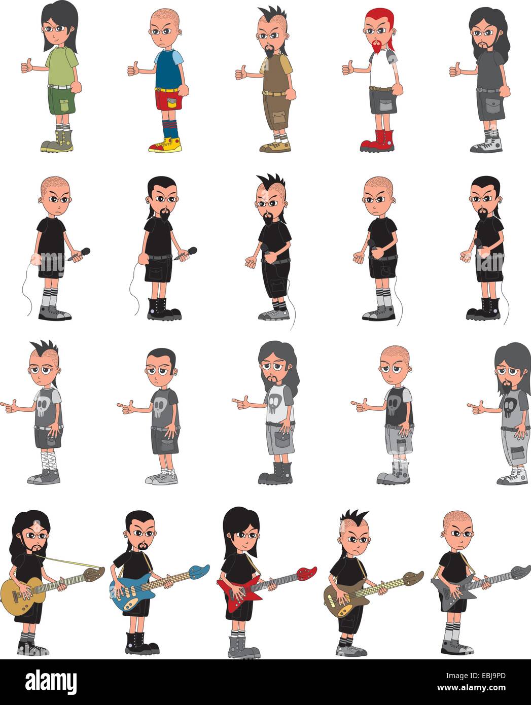 cartoon character art Stock Vector Image & Art - Alamy