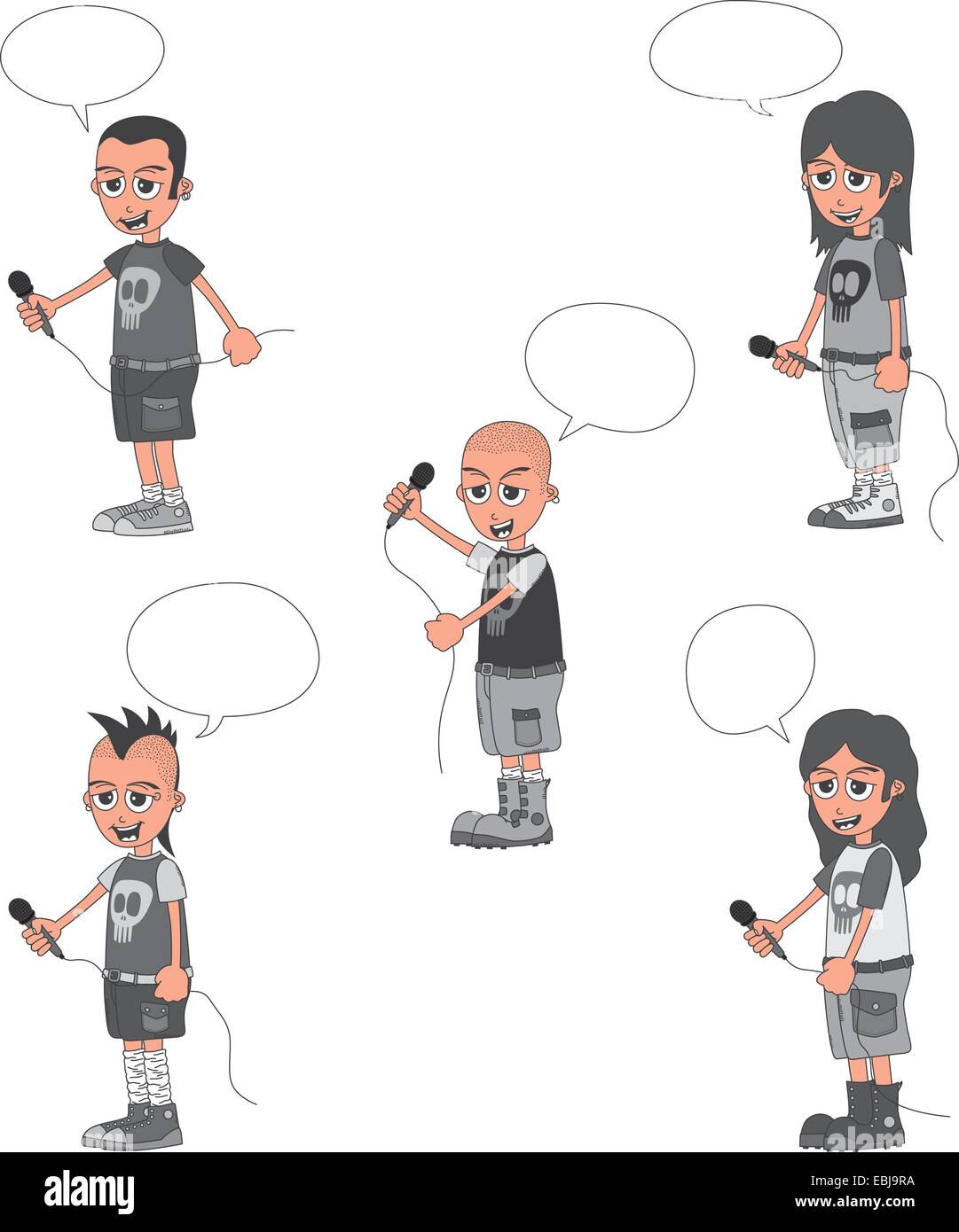 cartoon character art Stock Vector Image & Art - Alamy