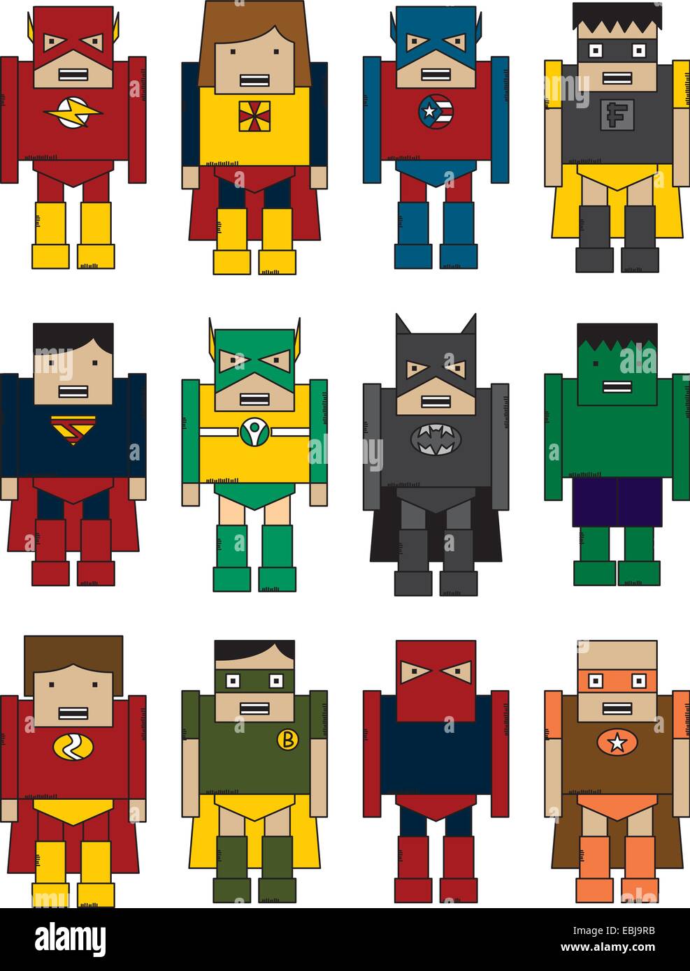 cartoon character art Stock Vector Image & Art - Alamy