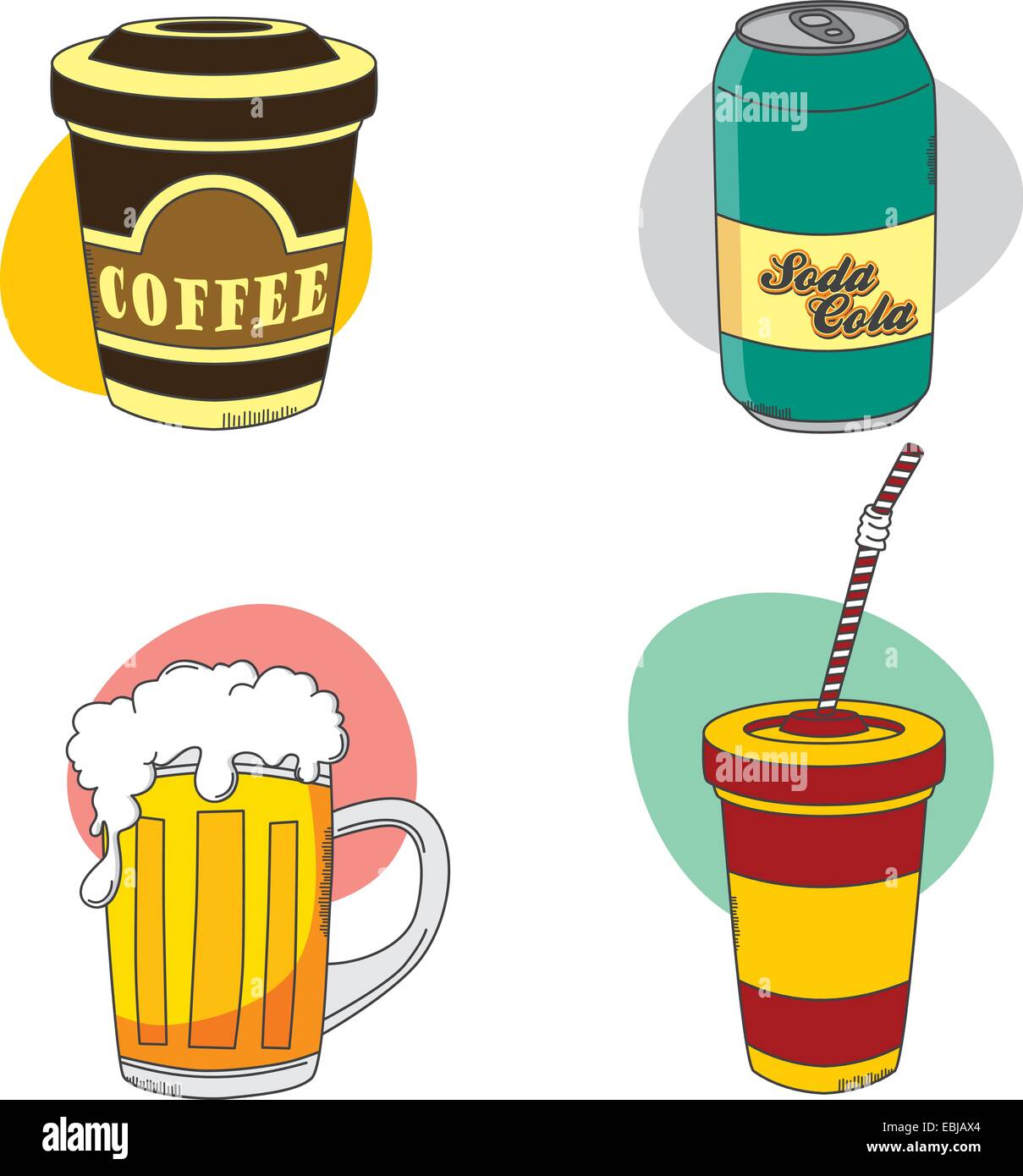 food and drink restaurant menu theme Stock Vector Image & Art - Alamy