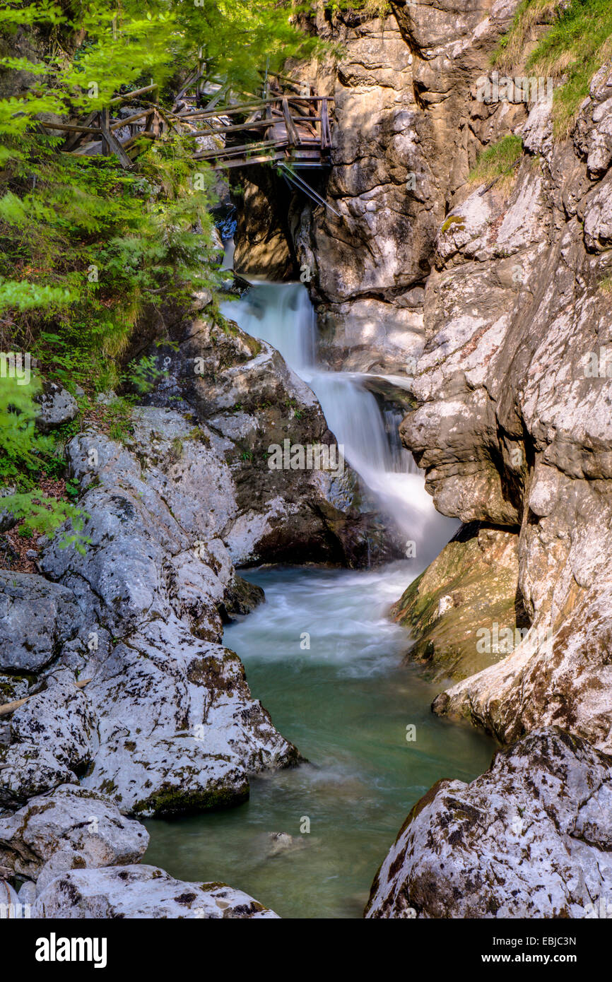 A gorge in Austria, Nothklamm Stock Photo - Alamy