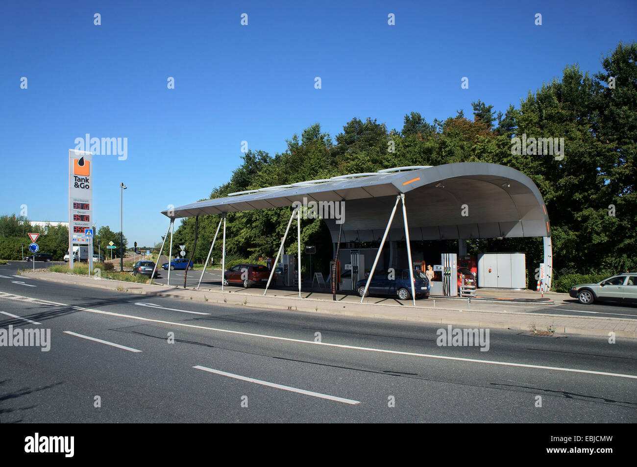 Tank&GO petrol station Stock Photo - Alamy