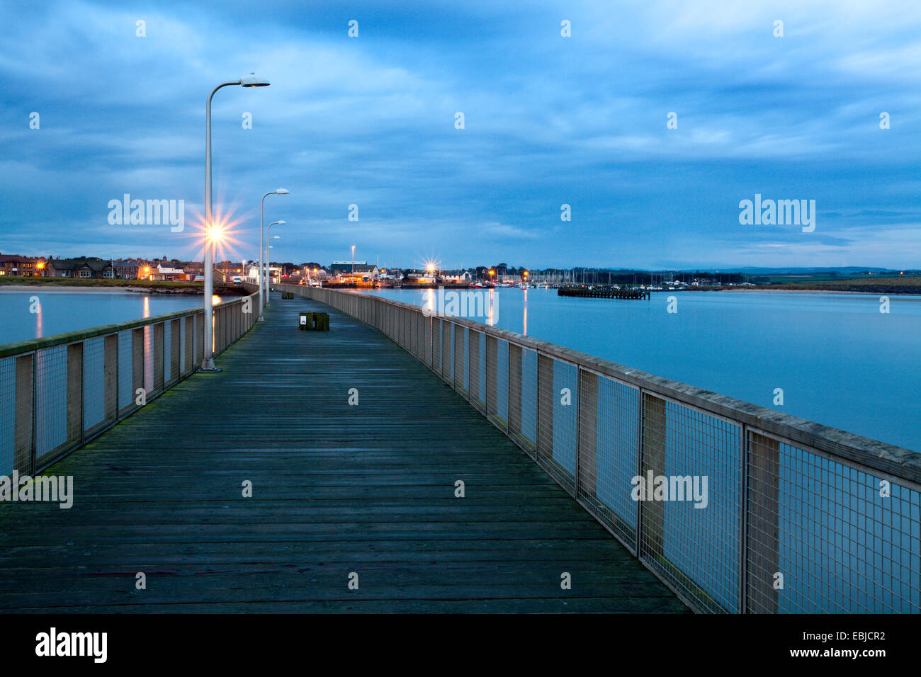 Amble pier hi-res stock photography and images - Alamy