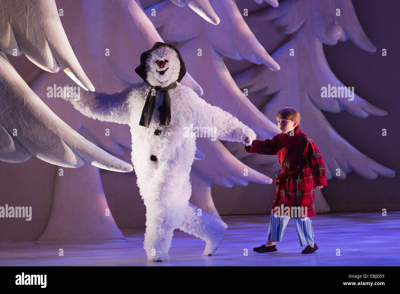 Children's Christmas and winter show The Snowman performed at the ...