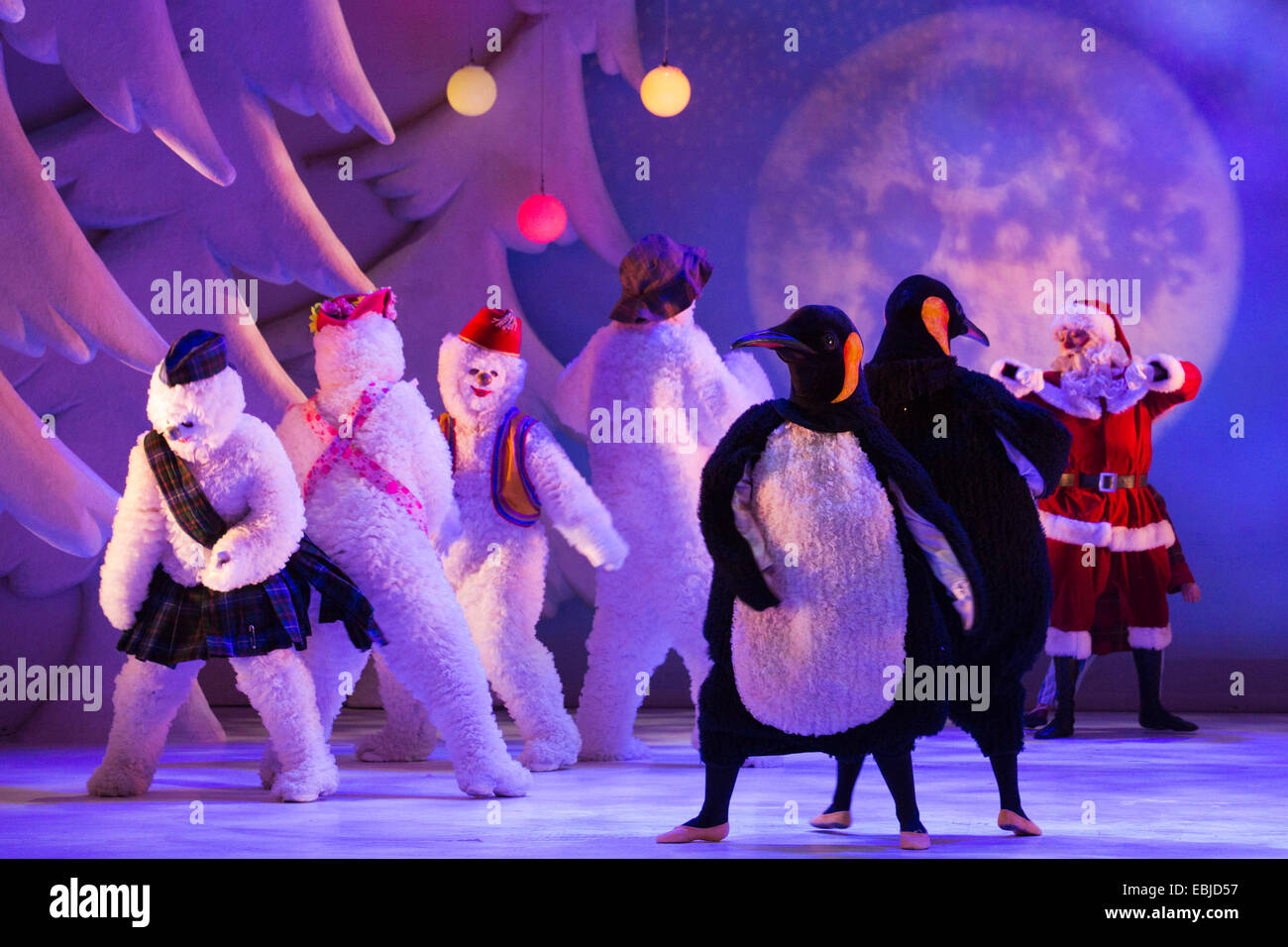 Children's Christmas and winter show The Snowman performed at the ...