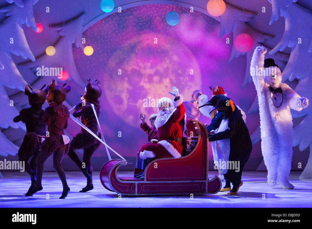Children's Christmas and winter show The Snowman performed at the ...