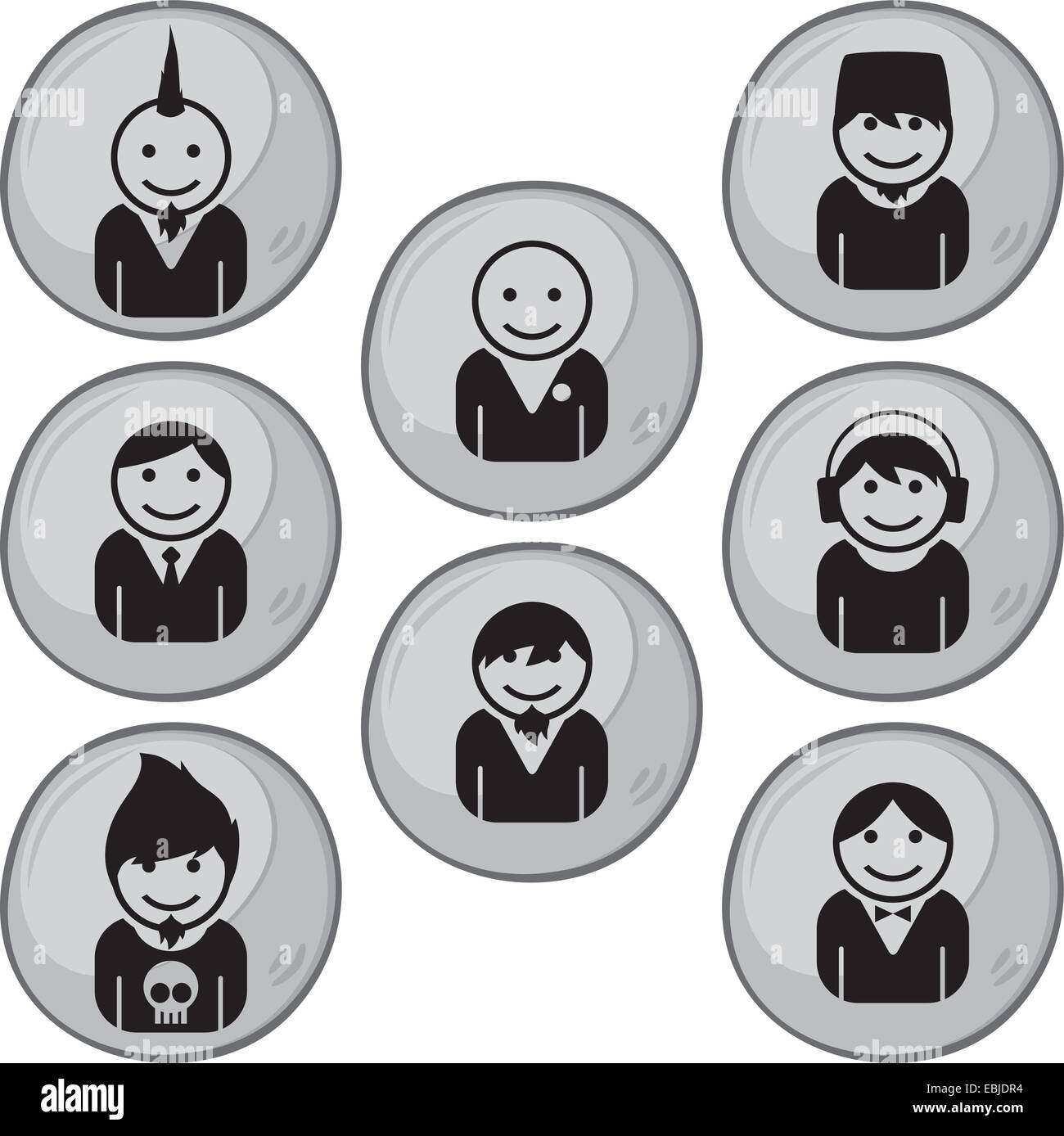 avatar portrait picture Stock Vector Image & Art - Alamy