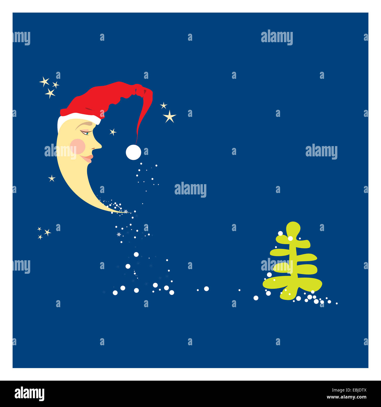 Cartoon moon hat hi-res stock photography and images - Alamy