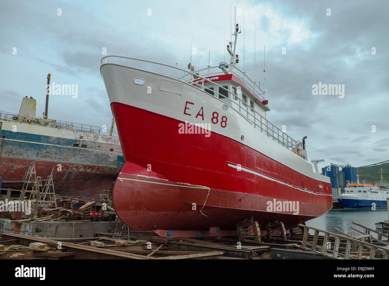 Akureyri cityscape, Iceland Stock Photo - Alamy