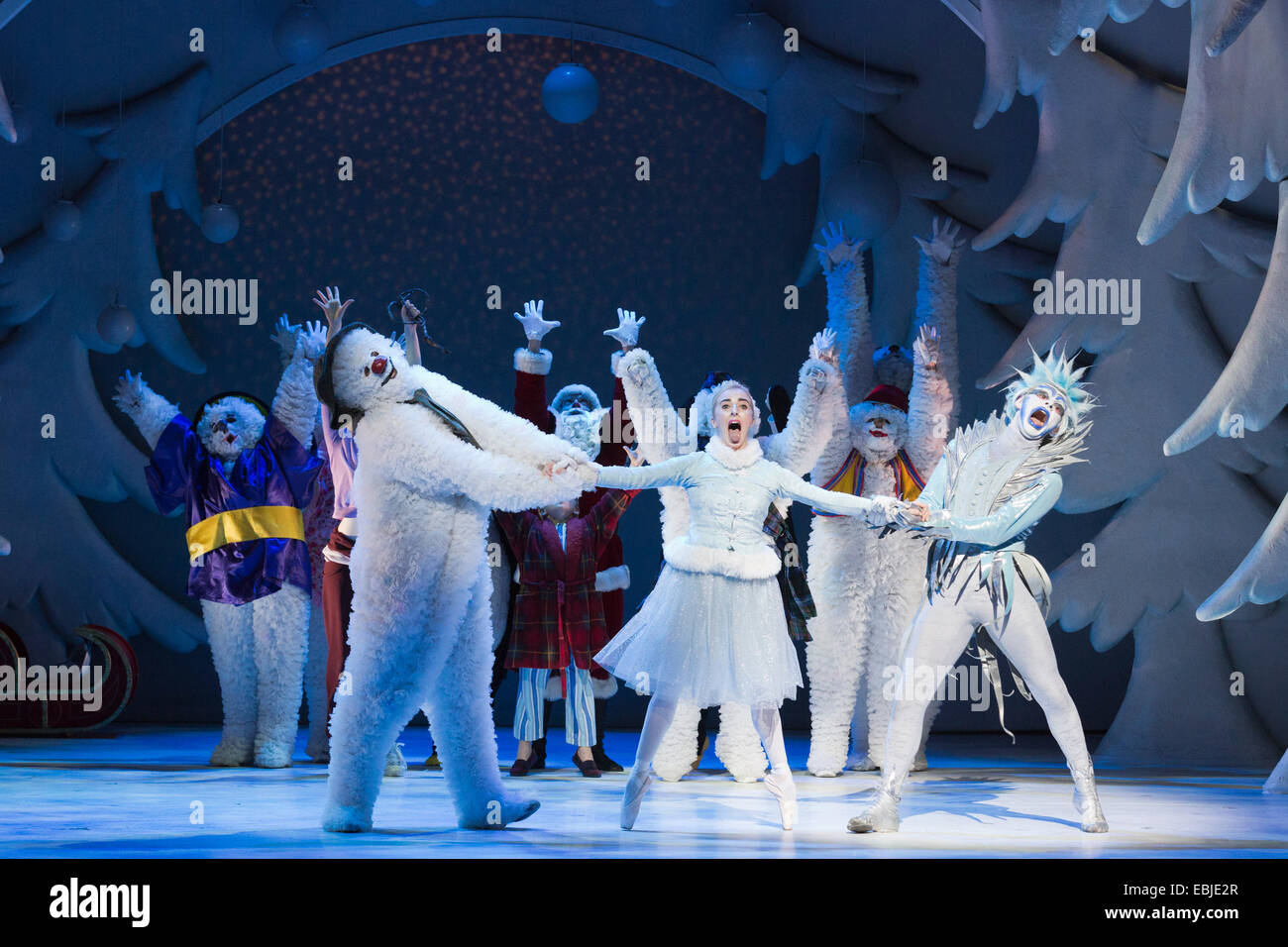 Children's Christmas and winter show The Snowman performed at the ...