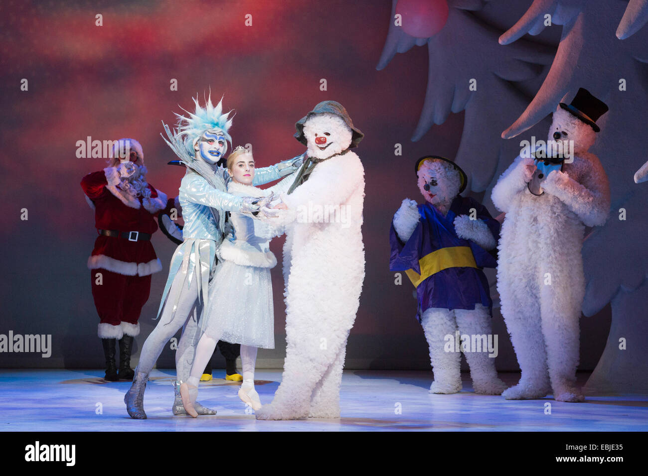 Children's Christmas and winter show The Snowman performed at the ...