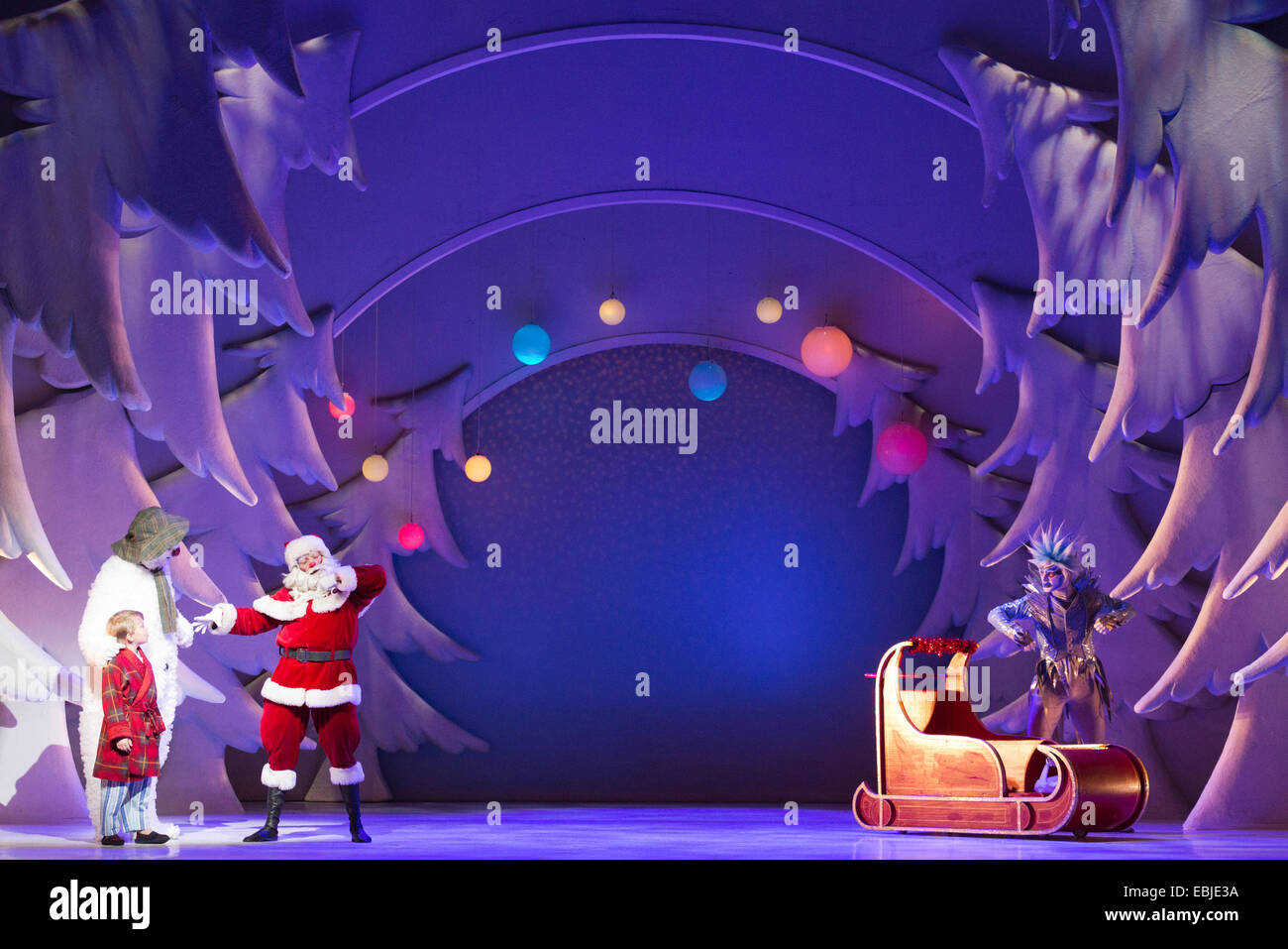 Children's Christmas and winter show The Snowman performed at the ...