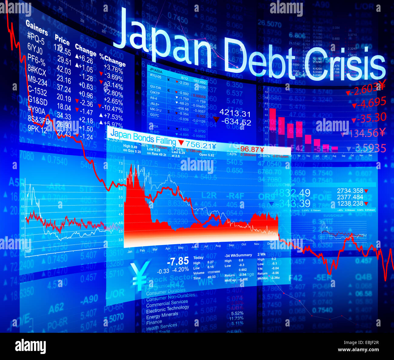 Crisis graph hi-res stock photography and images - Alamy