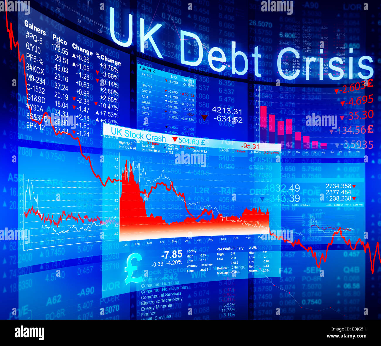 Crisis graph hi-res stock photography and images - Alamy