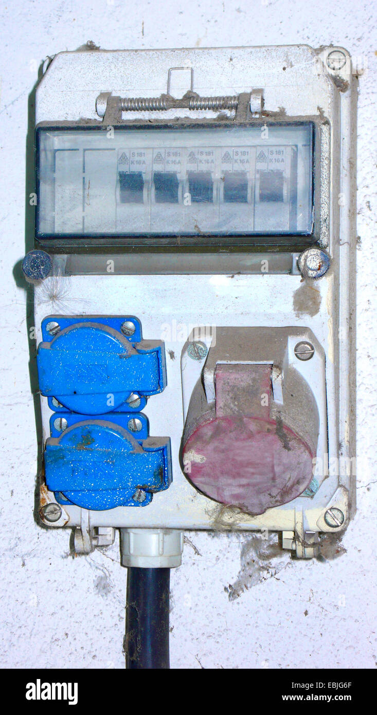 fuse box, Germany Stock Photo - Alamy