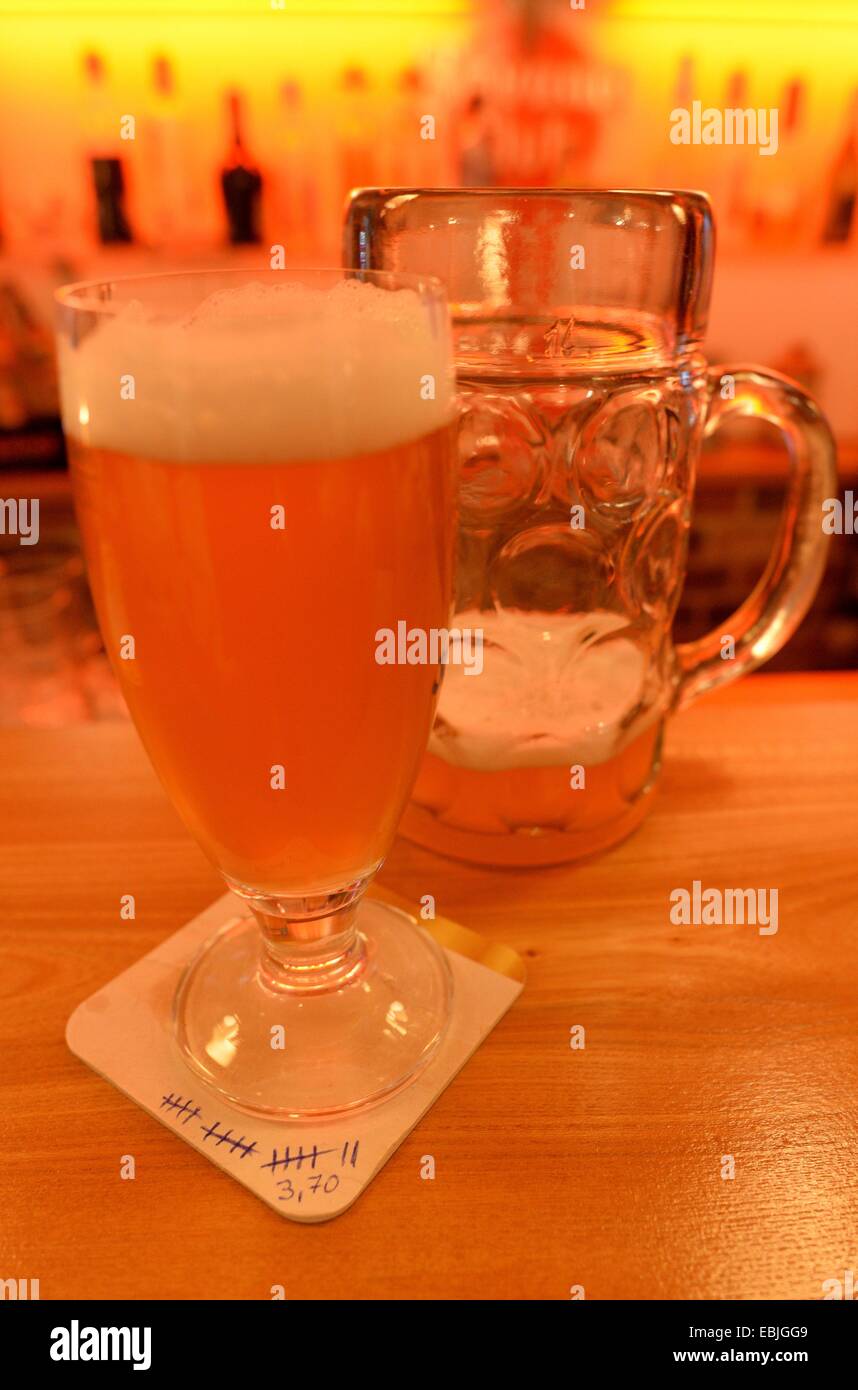 Beer drink marks hi-res stock photography and images - Alamy