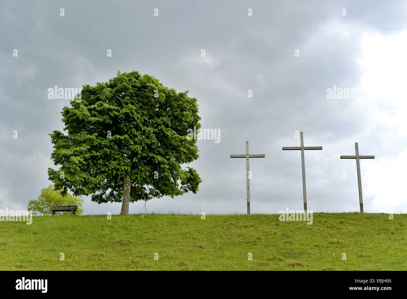 Crucifix on a hill hi-res stock photography and images - Alamy