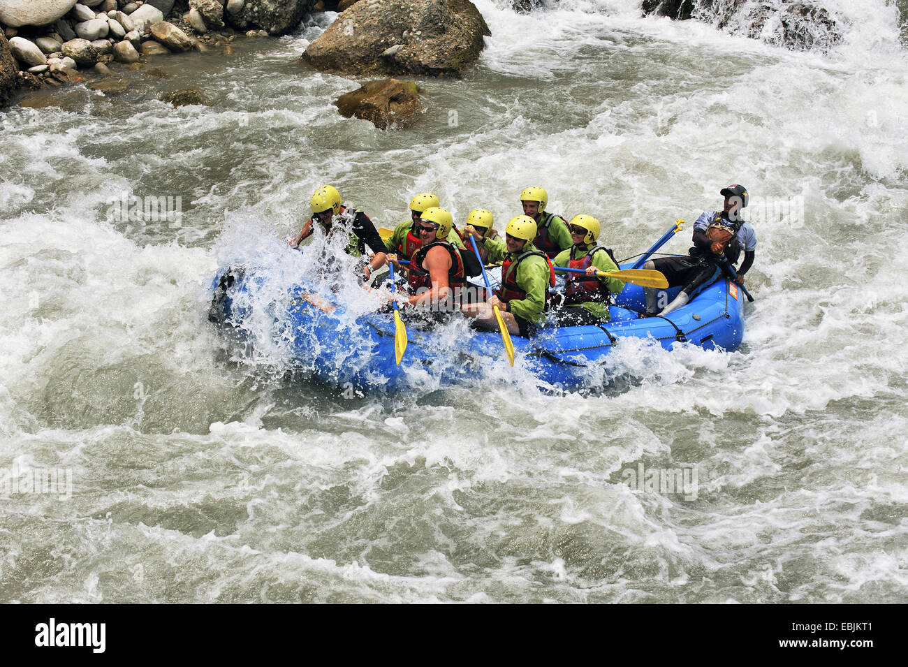 White water rafting in nepal hi-res stock photography and images - Alamy