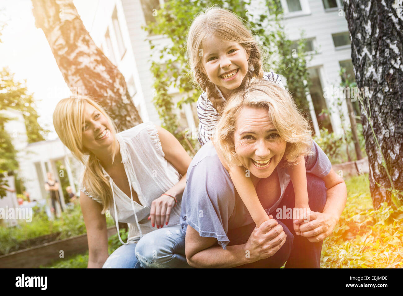 Three women together hi-res stock photography and images - Alamy