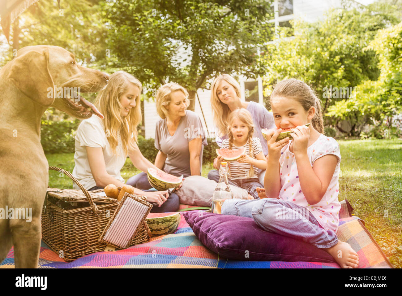 Women at picnic hi-res stock photography and images - Alamy