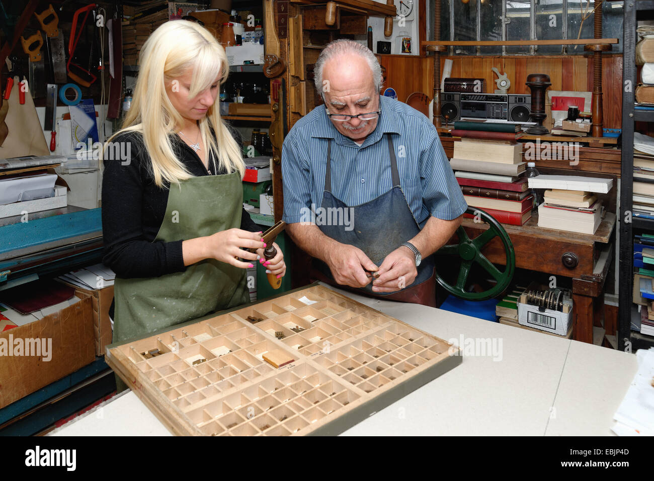 Woman assembling hi-res stock photography and images - Alamy