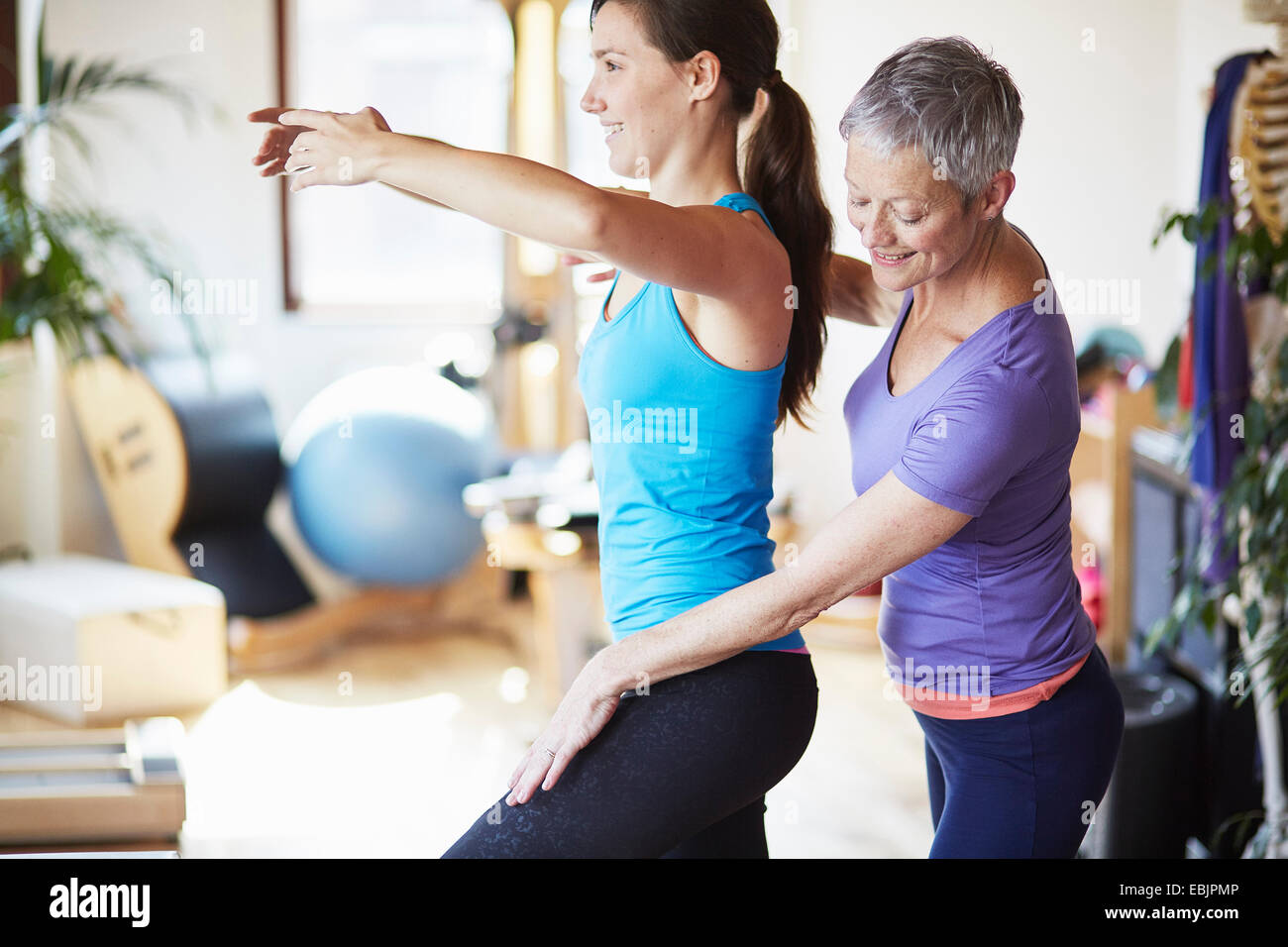 Pilates teacher hi-res stock photography and images - Alamy