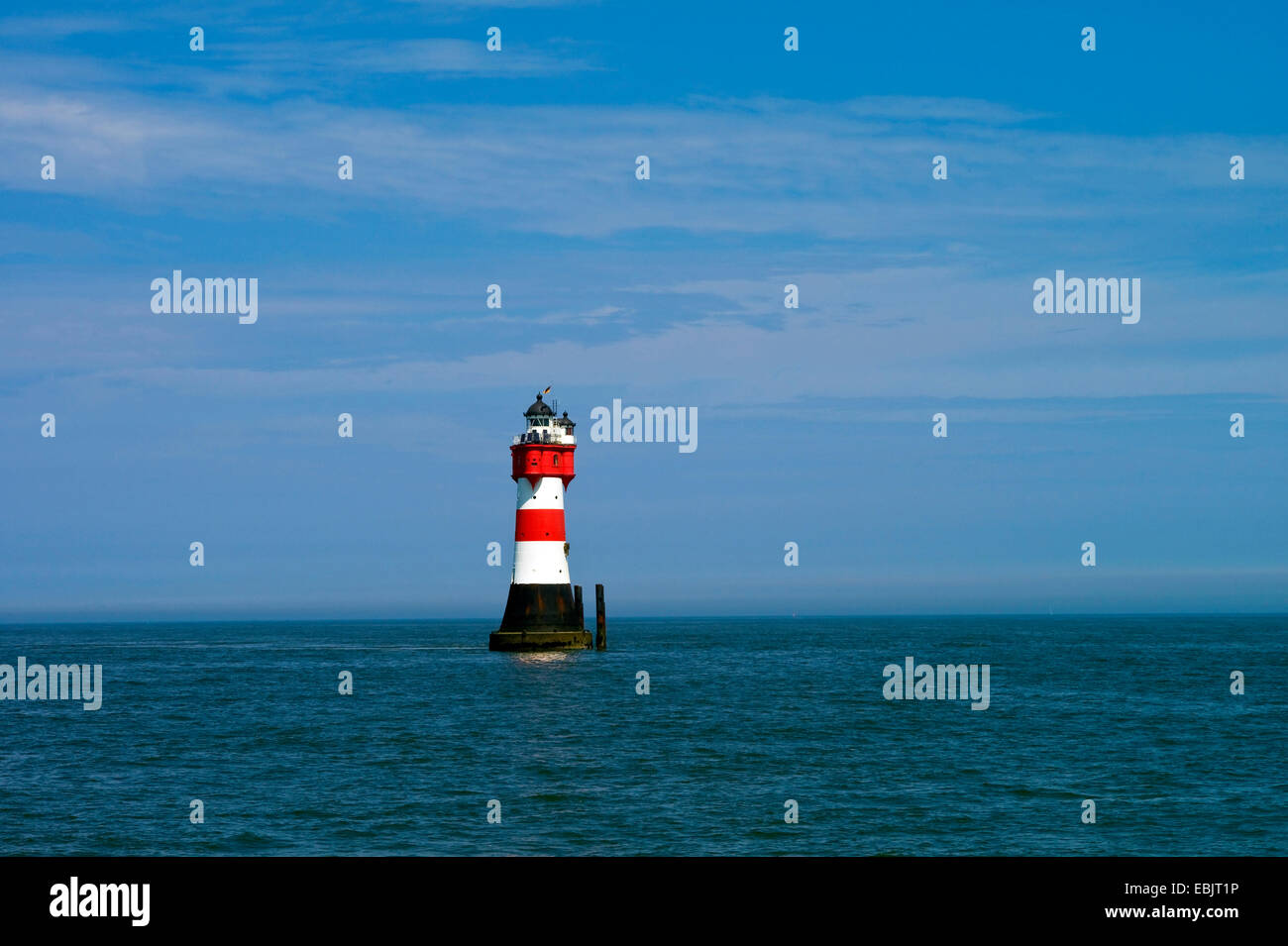 Roter sand lighthouse in the north sea hi-res stock photography and ...
