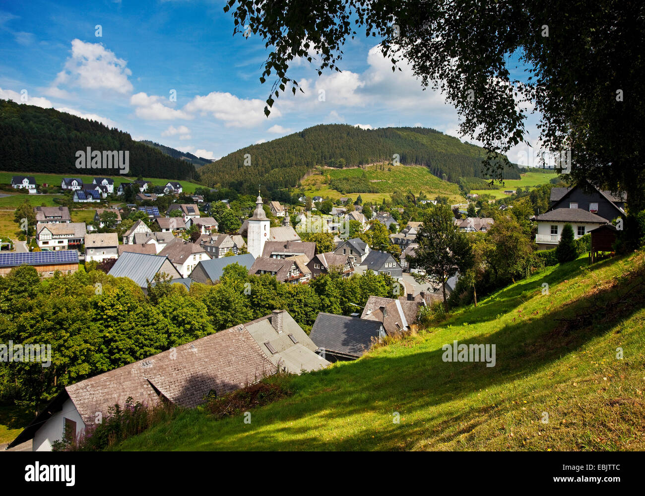Village view oberkirchen hi-res stock photography and images - Alamy