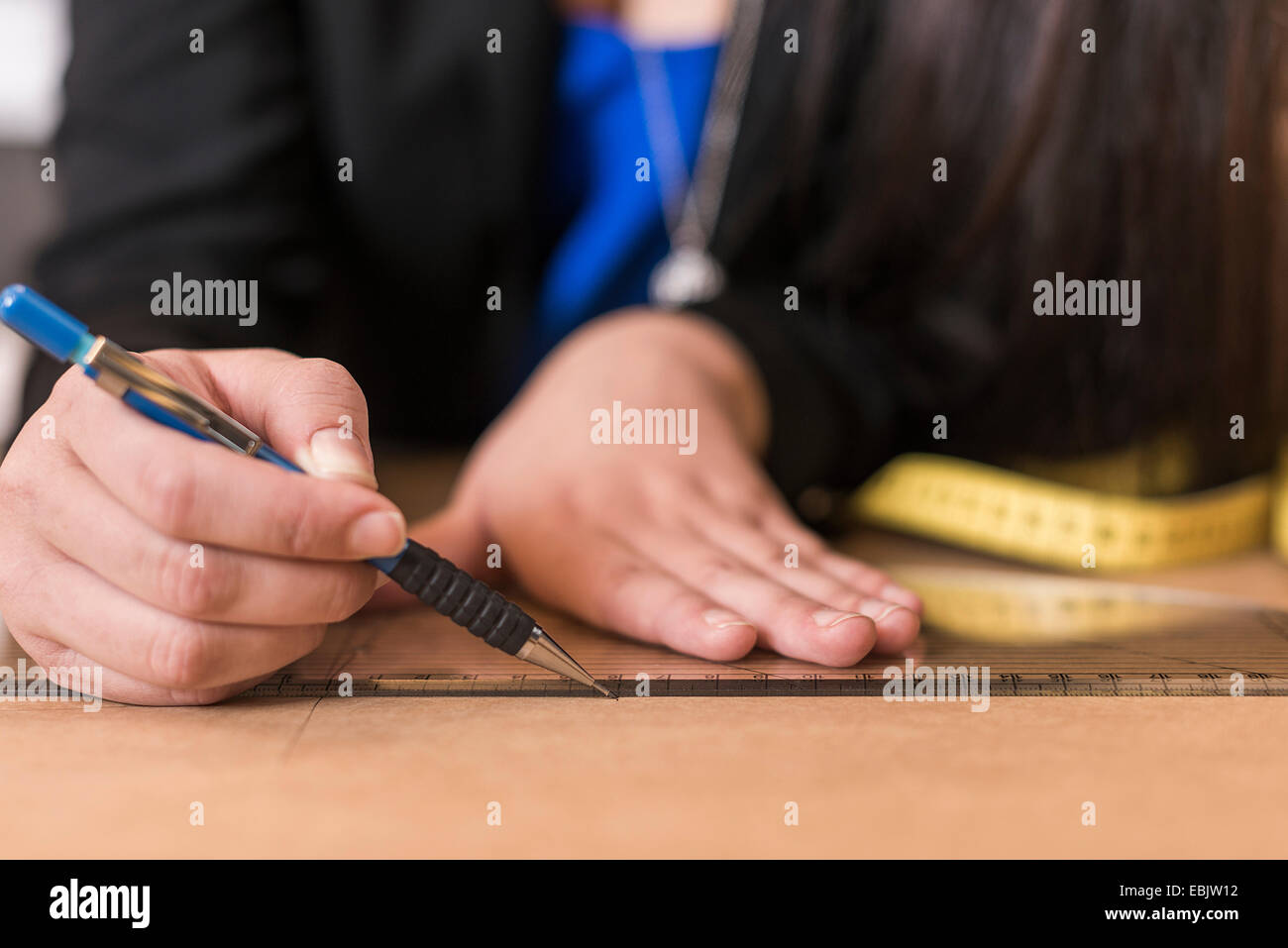 Close up drawing ruler hi-res stock photography and images - Alamy