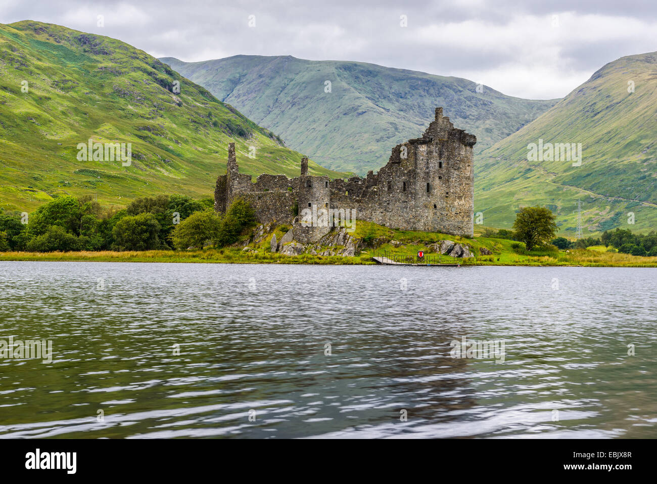 Kilchurn Castle, 15th century tower house, Argyll and Bute, Scotland ...