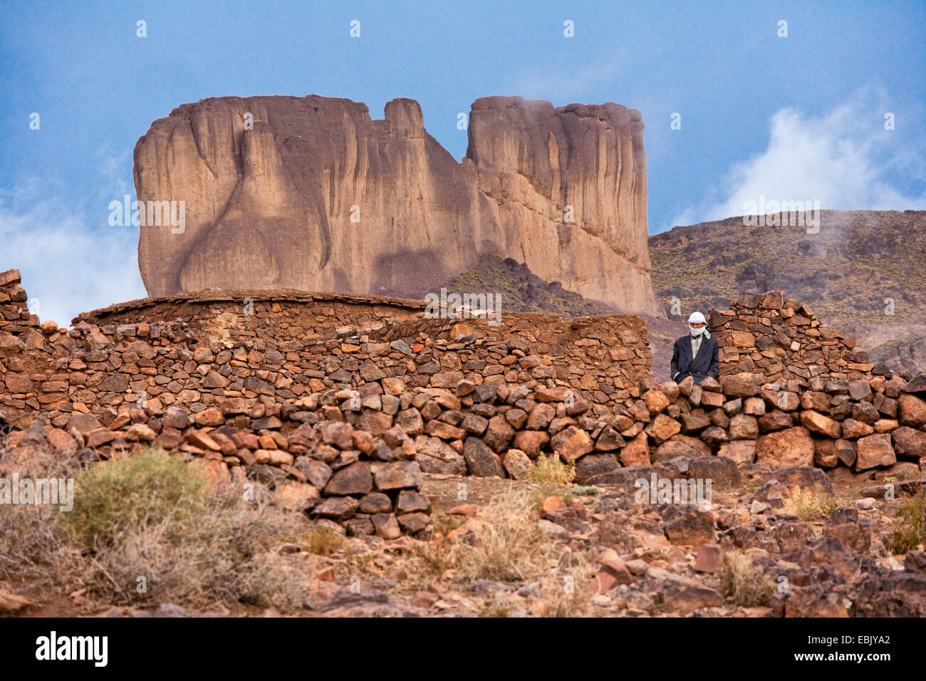 table mountain, Morocco, Souss-Massa-DaraÔ, Djebel Sarhro Stock Photo ...