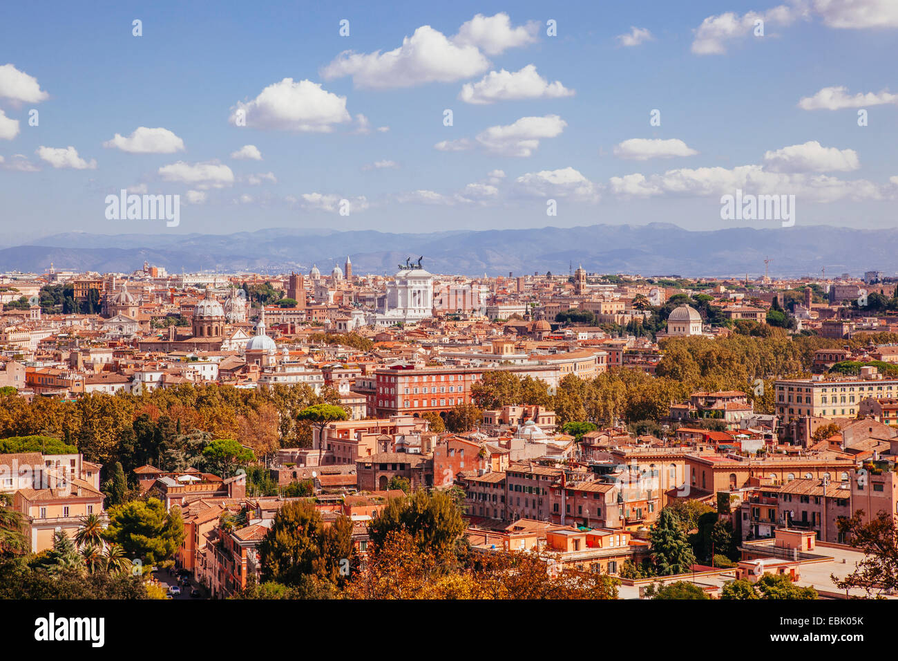 Rome rooftop view hi-res stock photography and images - Alamy