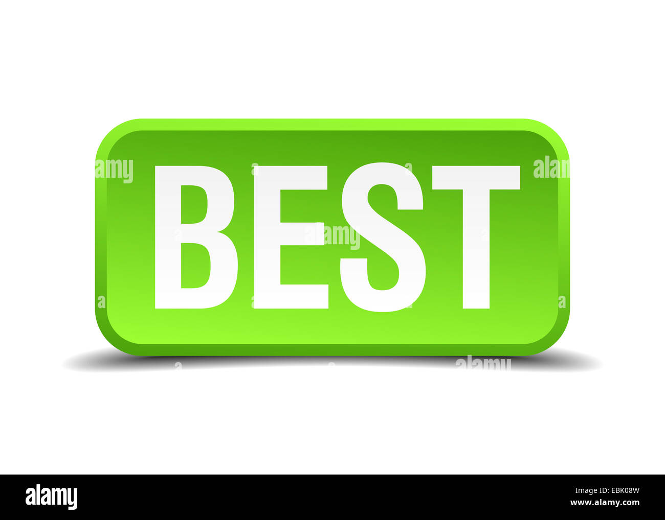 Best green 3d realistic square isolated button Stock Photo - Alamy Best green 3d realistic square isolated button Stock Photo - Alamy