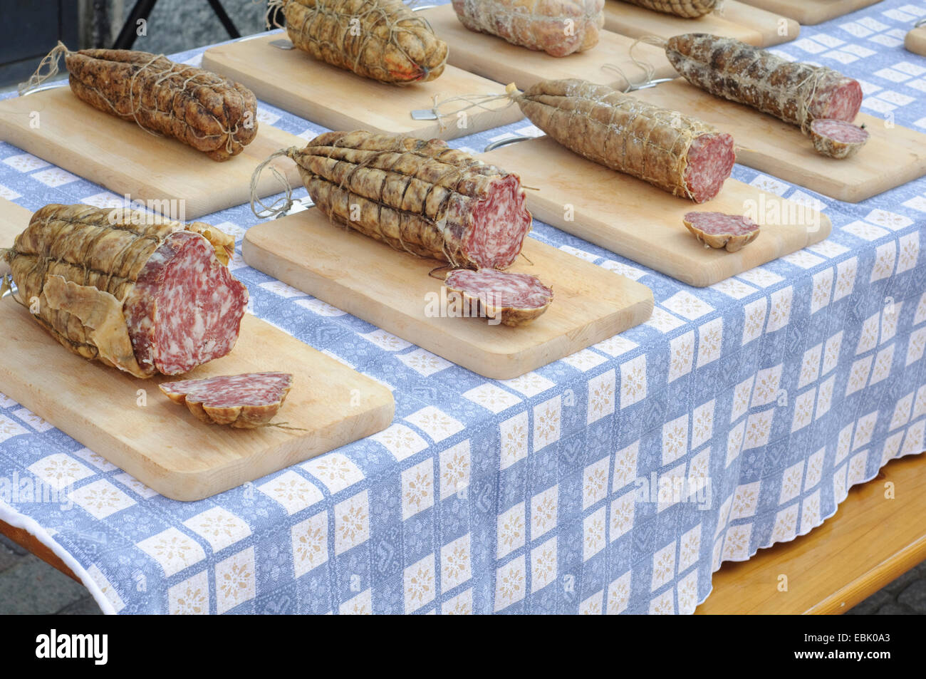 Italy, Lombardy. Cremona, Salami Stock Photo - Alamy