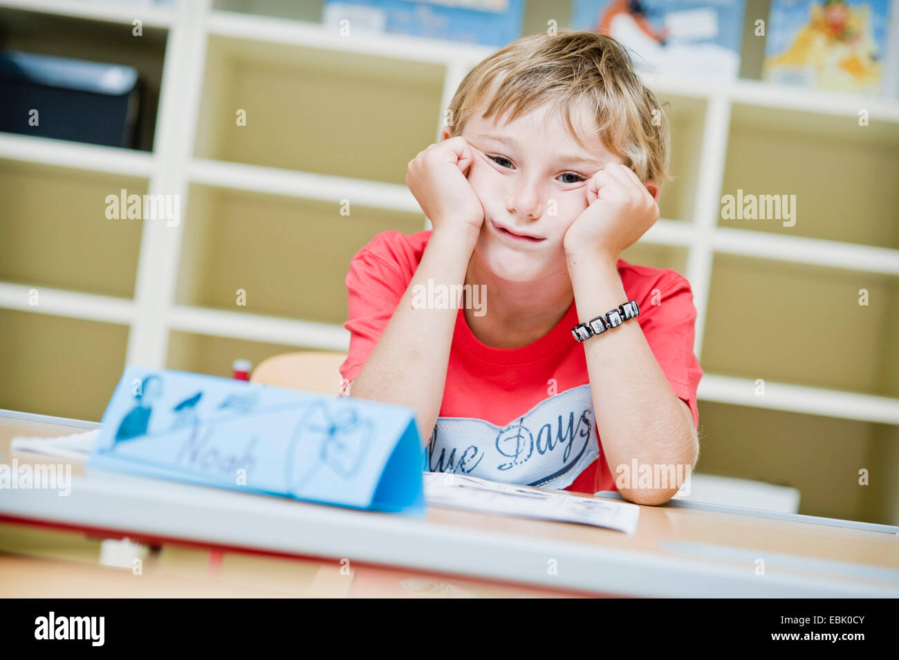 pupil sitting in the class Stock Photo - Alamy