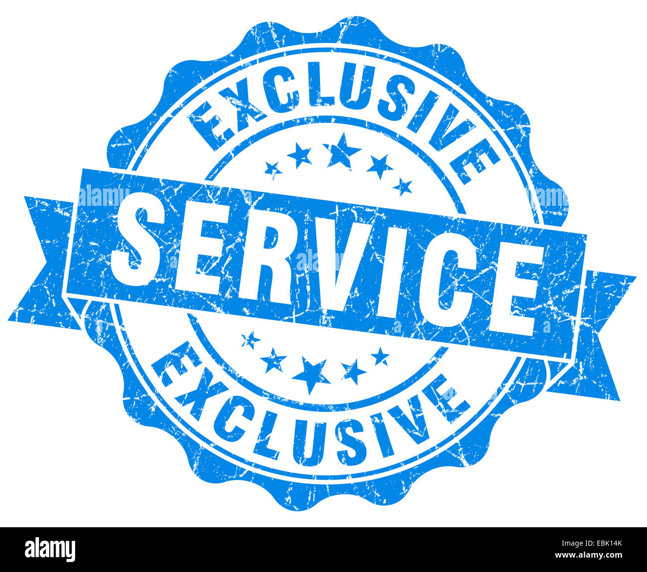 Exclusive service blue grunge hi-res stock photography and images - Alamy