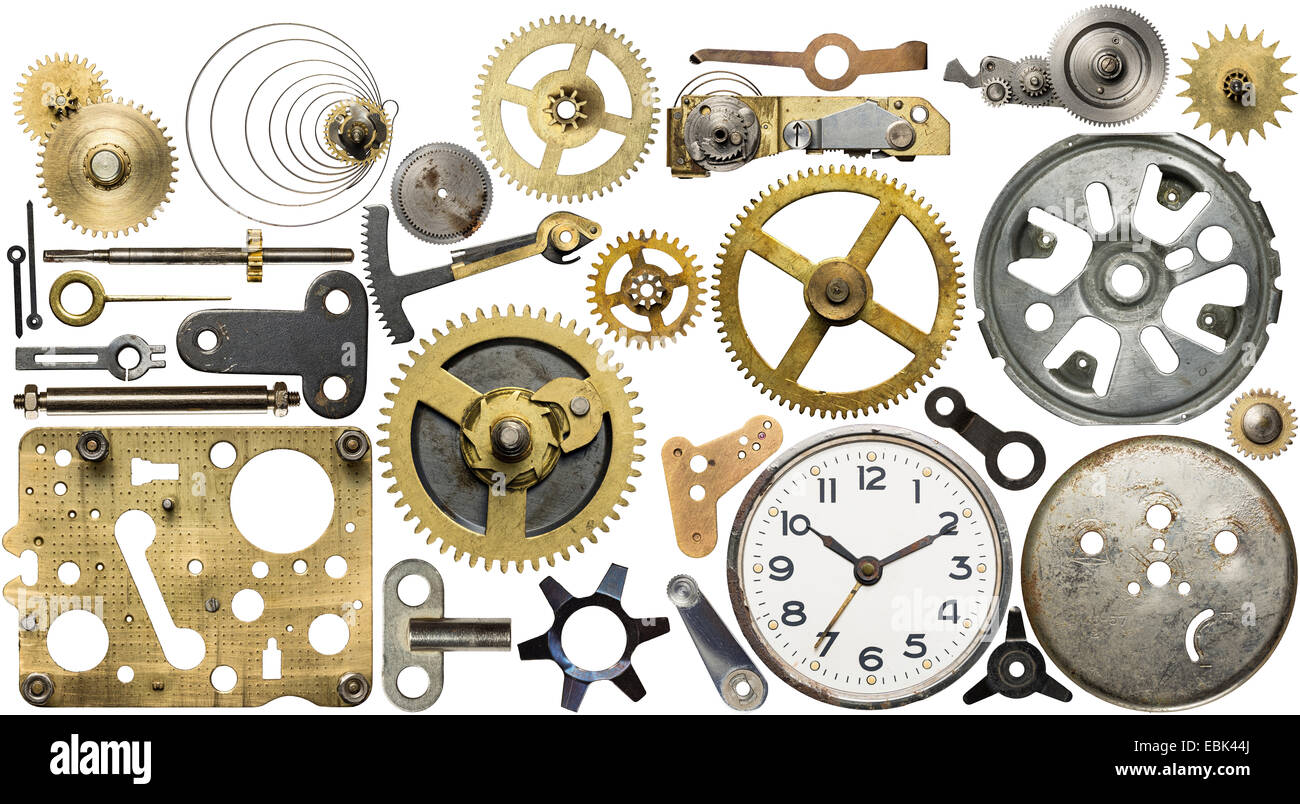Clockwork clock parts hi-res stock photography and images - Alamy