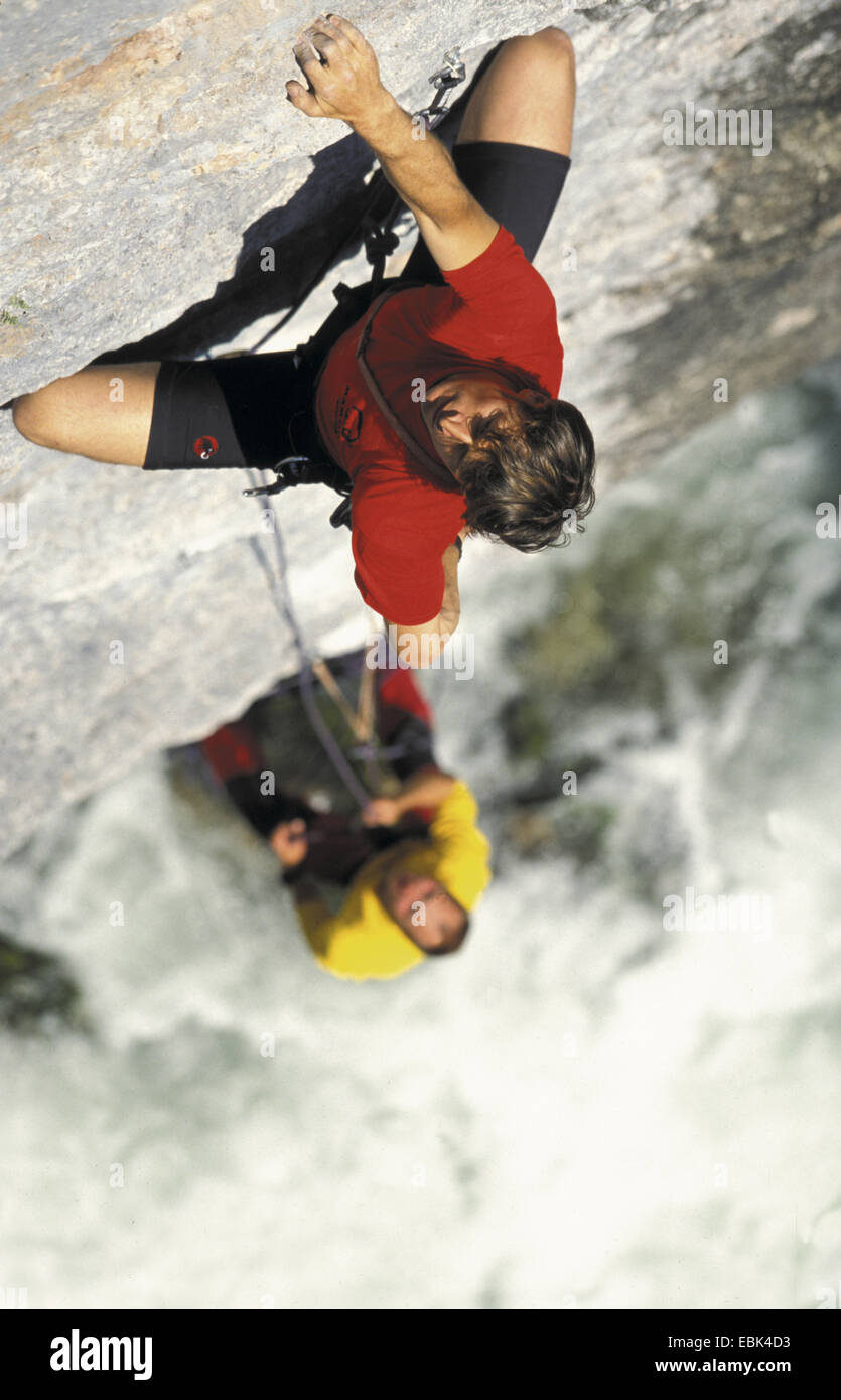 Two men on rock hi-res stock photography and images - Alamy