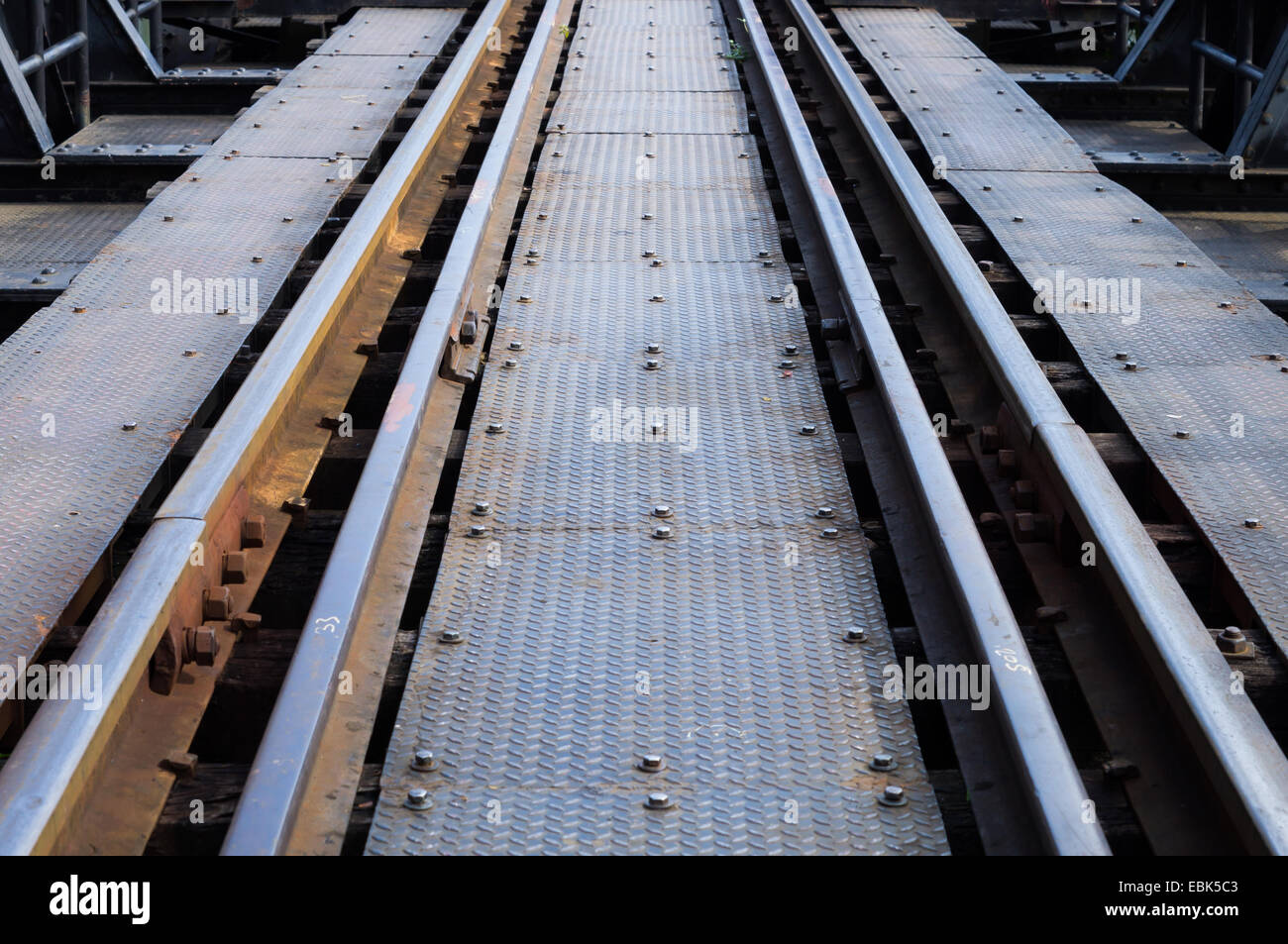 Horizontal railroad track hi-res stock photography and images - Alamy