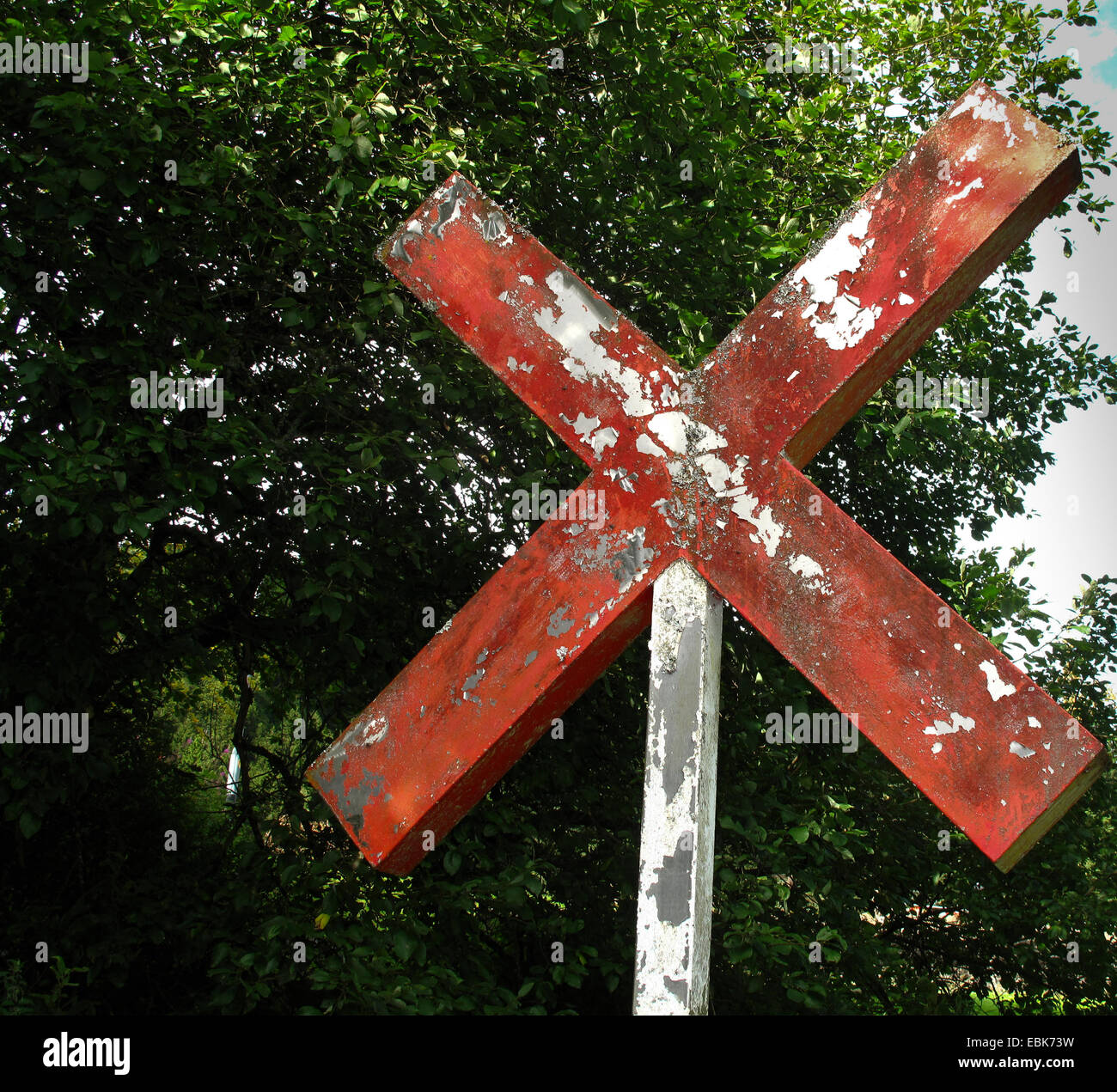 Large cross and sign hi-res stock photography and images - Alamy