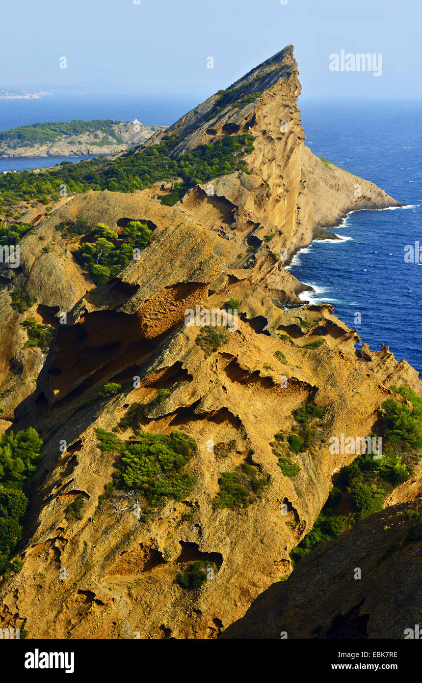 coast line Calanque of Figuerolles and Le Bec D'Aigle, France ...
