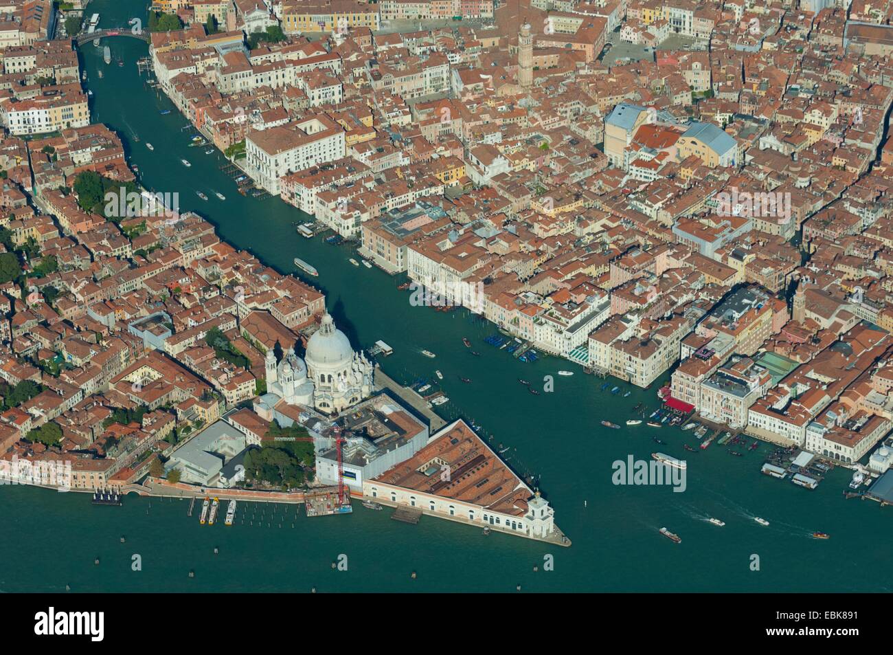 Venice Aerial View Of The City And The Canal Grande High Resolution ...