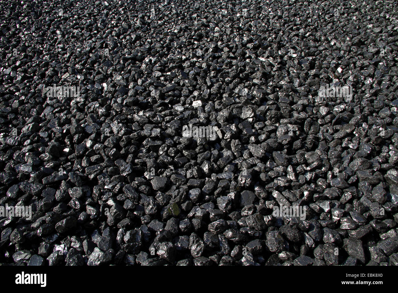 coke pile, Germany, North Rhine-Westphalia, Duisburg-Meiderich Stock ...
