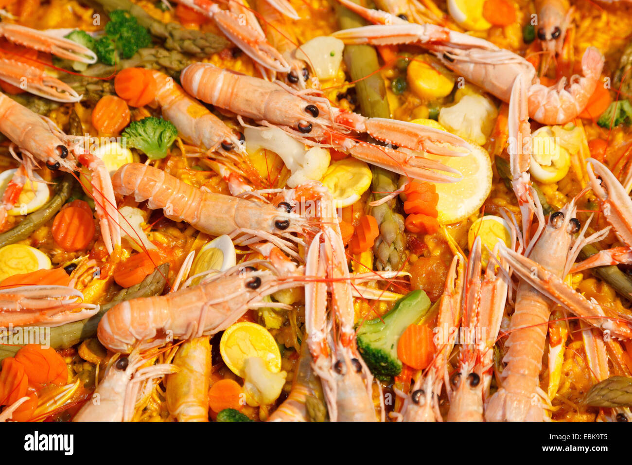 spanish national dish Paella Stock Photo - Alamy