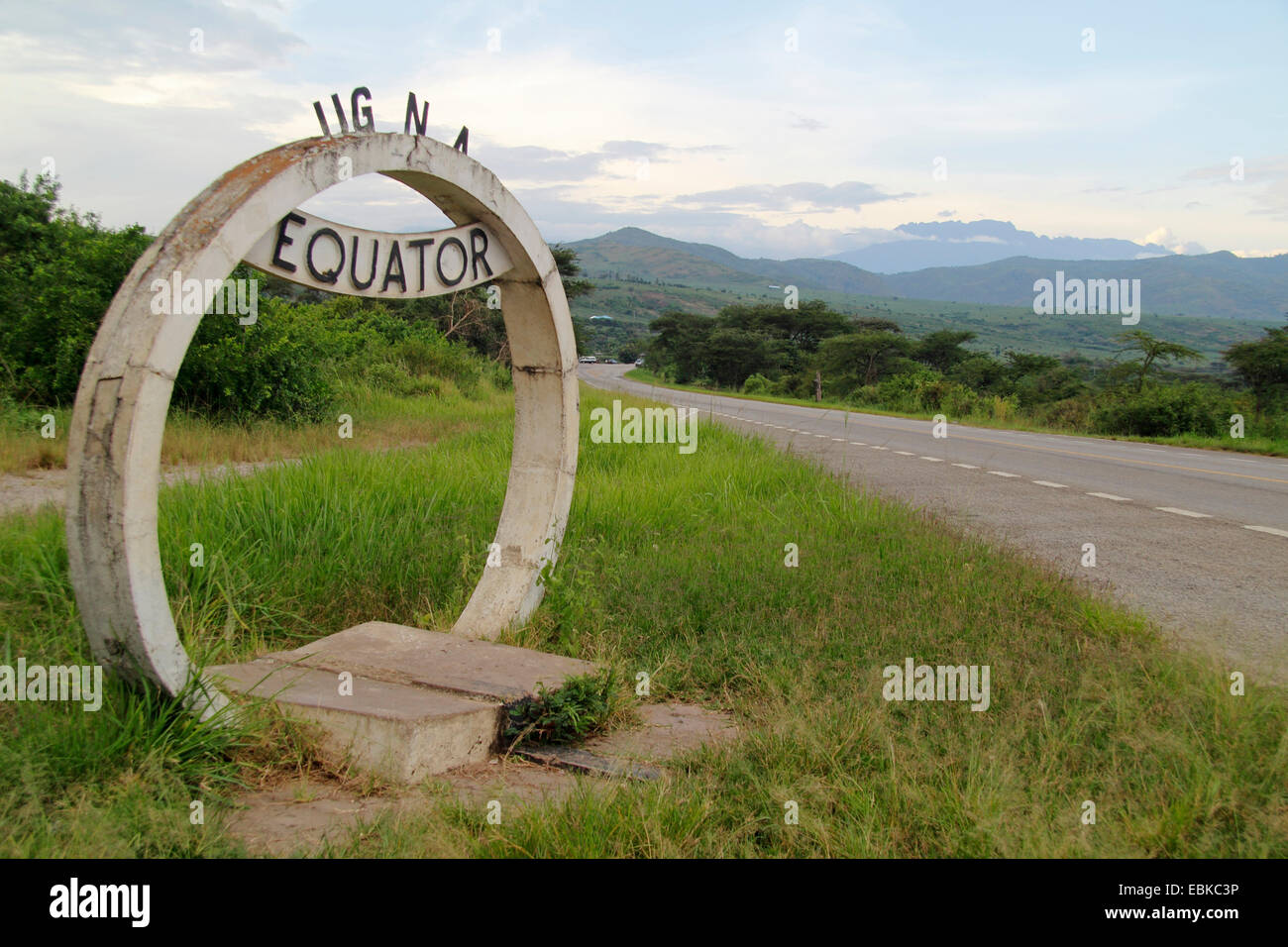 Equator Sign Uganda Africa High Resolution Stock Photography and Images ...