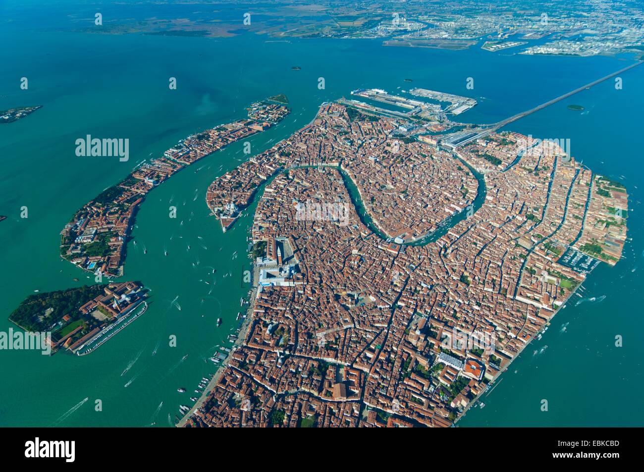 Aerial view venice hi-res stock photography and images - Alamy