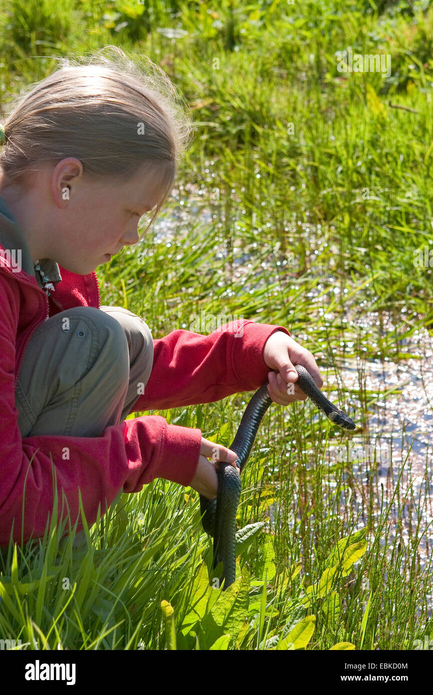Girl with snake hi-res stock photography and images - Alamy
