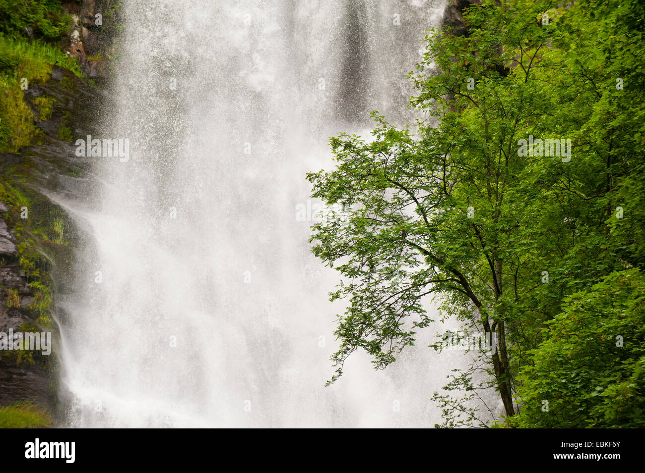 Pistyll Rhaeadr waterfall, Powys, Wales Stock Photo - Alamy