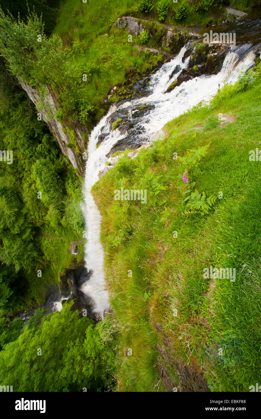 Pistyll rhaeadr waterfall powys hi-res stock photography and images - Alamy